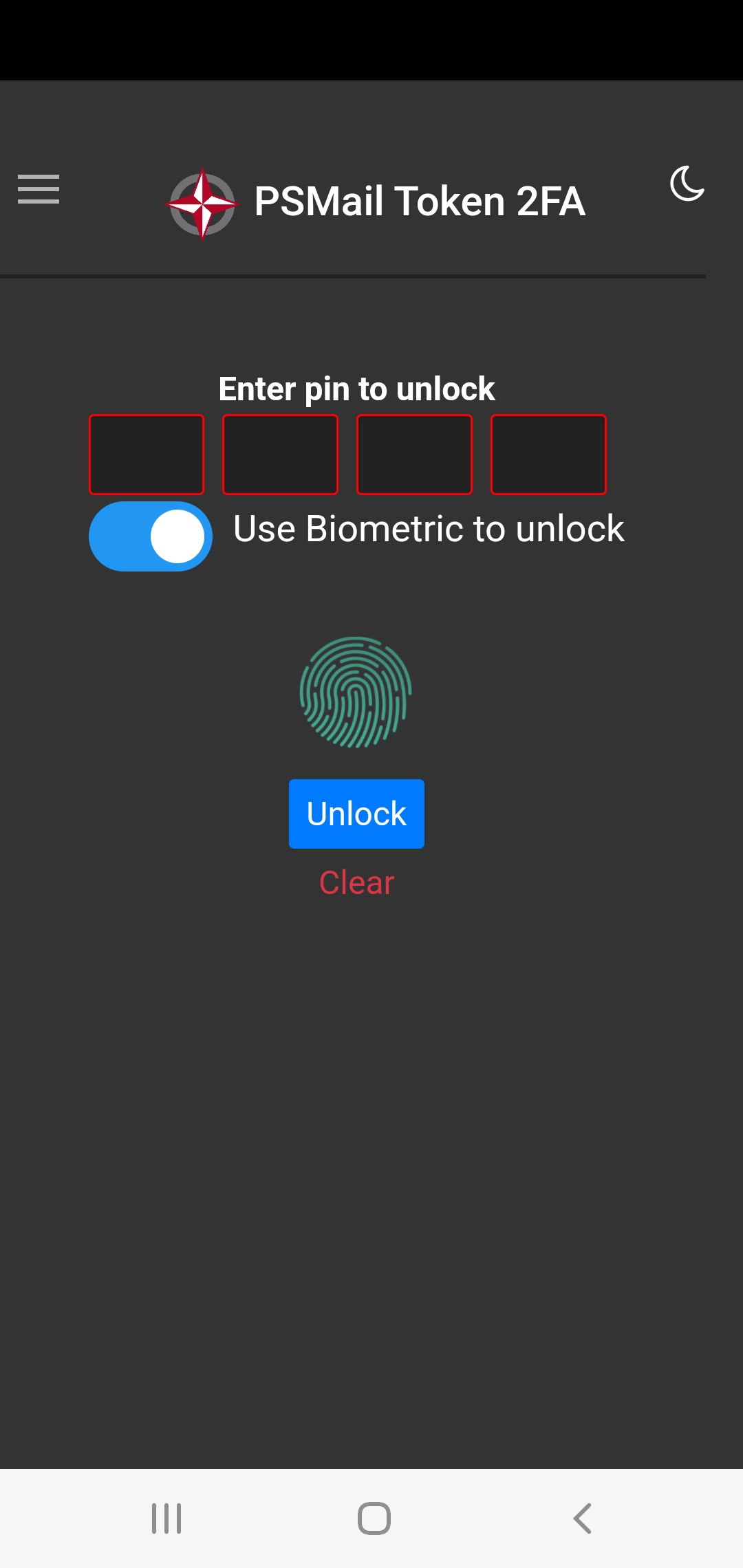 ZeroPass – Push Authentication – PSMail.net support pages